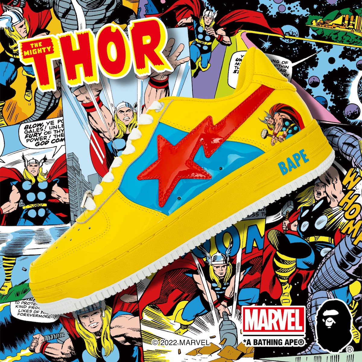 Marvel and BAPE Add Three New BAPESTAs to the Collection – SoleSavy