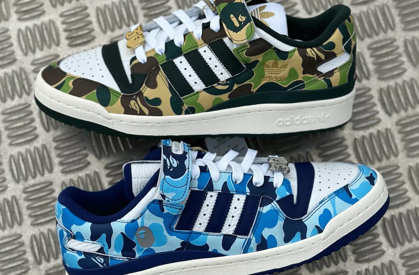 BAPE & Adidas Continue Anniversary Celebration With the Forum Low ...