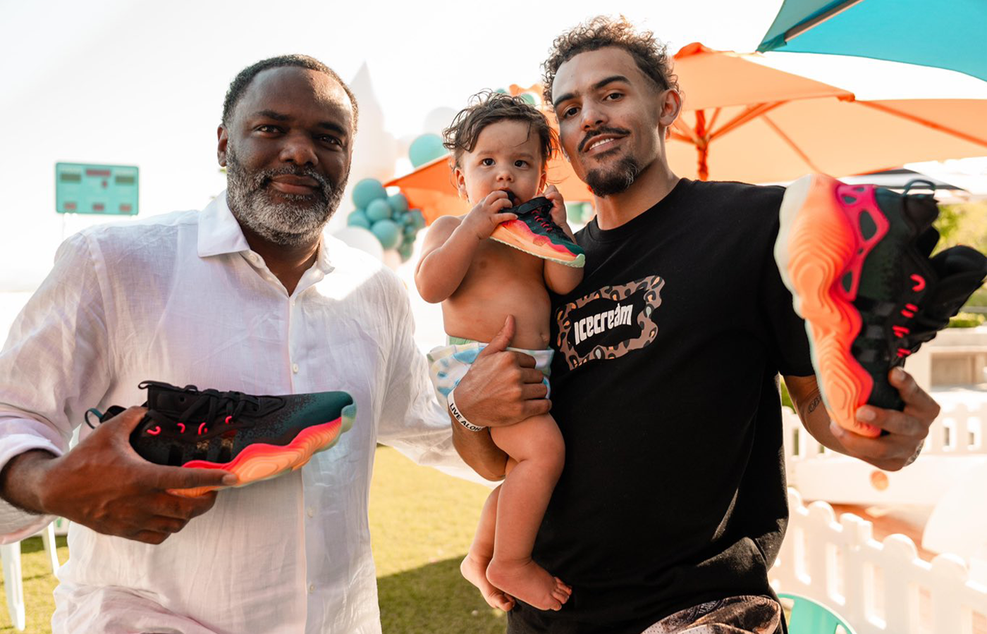 Trae Young Reveals Third Signature Shoe with Dad and Son – SoleSavy